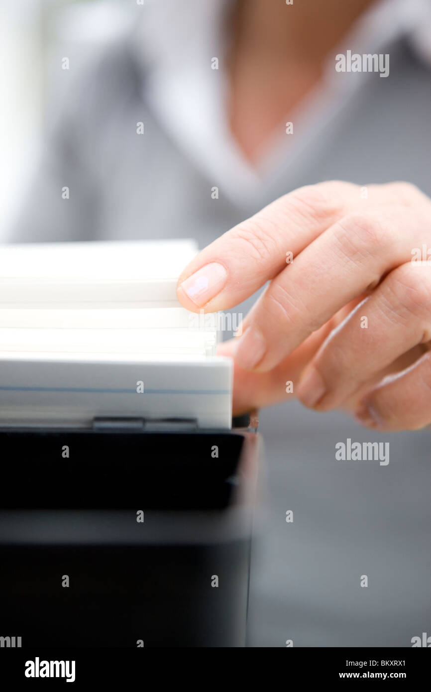 Hand finger flicking hi-res stock photography and images - Alamy