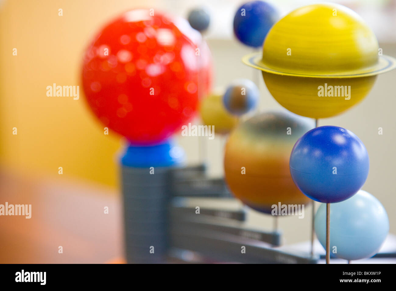 Classroom Model Of The Solar System High Resolution Stock Photography ...