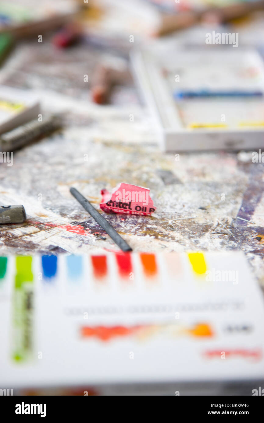 Messy Crayons High Resolution Stock Photography and Images - Alamy