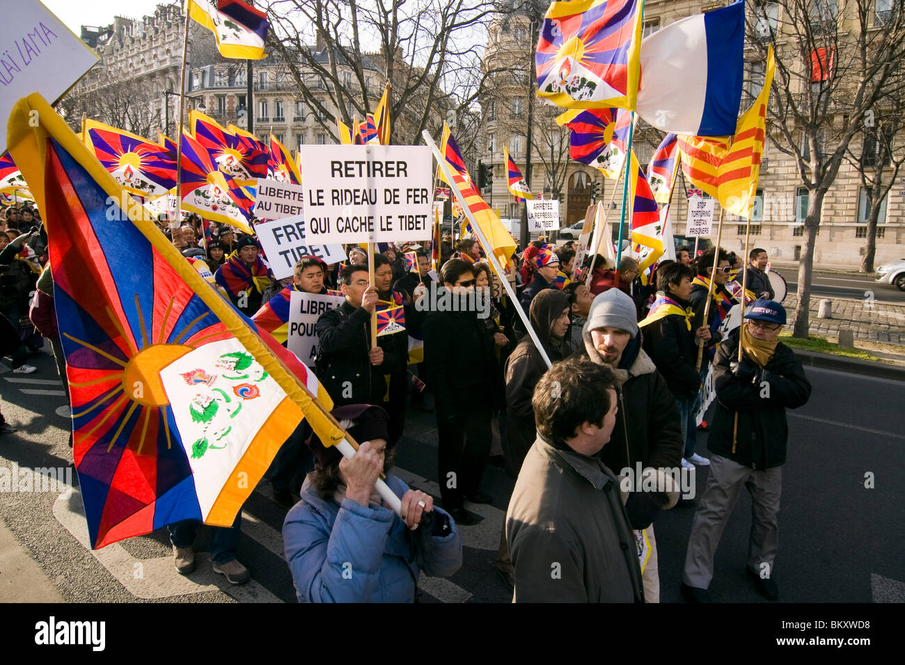 Tibetans in france hi-res stock photography and images - Alamy
