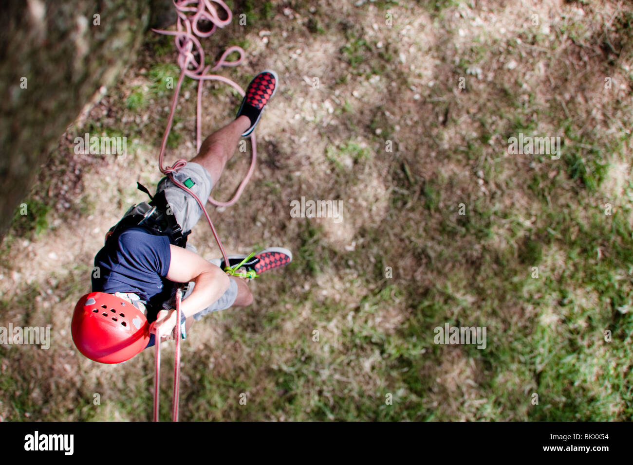 Dangling from rope hi-res stock photography and images - Alamy