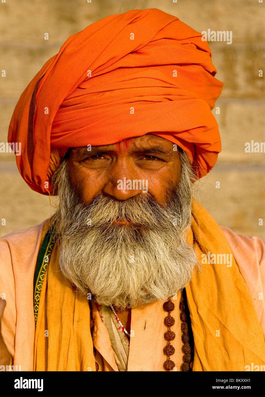 Holy Man, Varanasi, India Stock Photo - Alamy