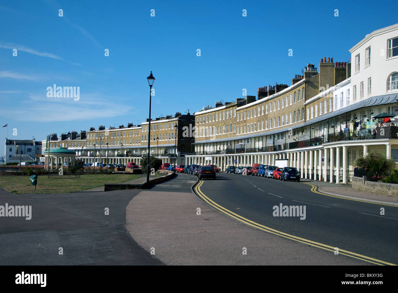 Ramsgate Kent UK Sea Front Terraces Stock Photo - Alamy