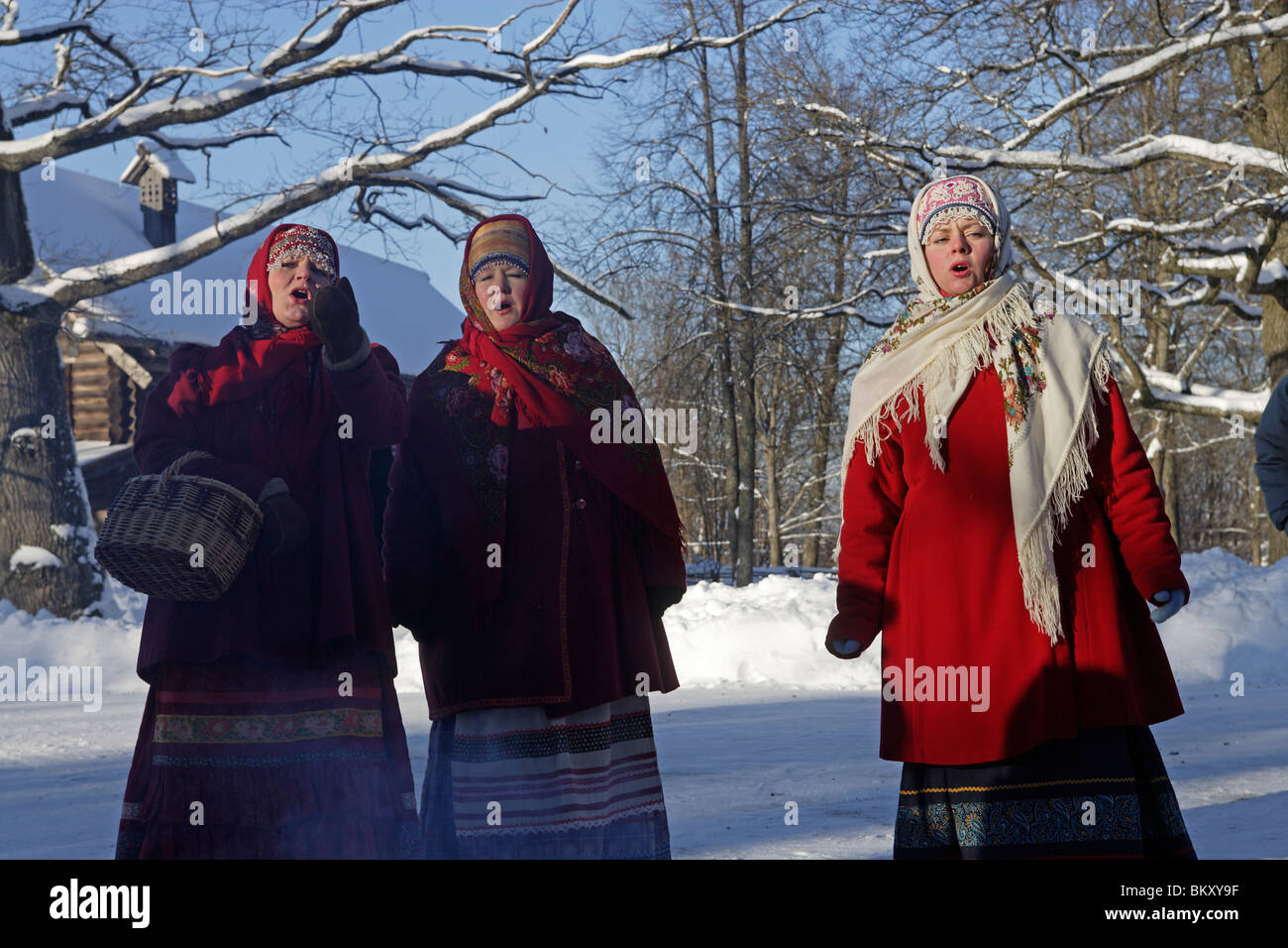 Russia Novgorod-the-Great Region Vitoslavlitsy Museum of Wooden ...