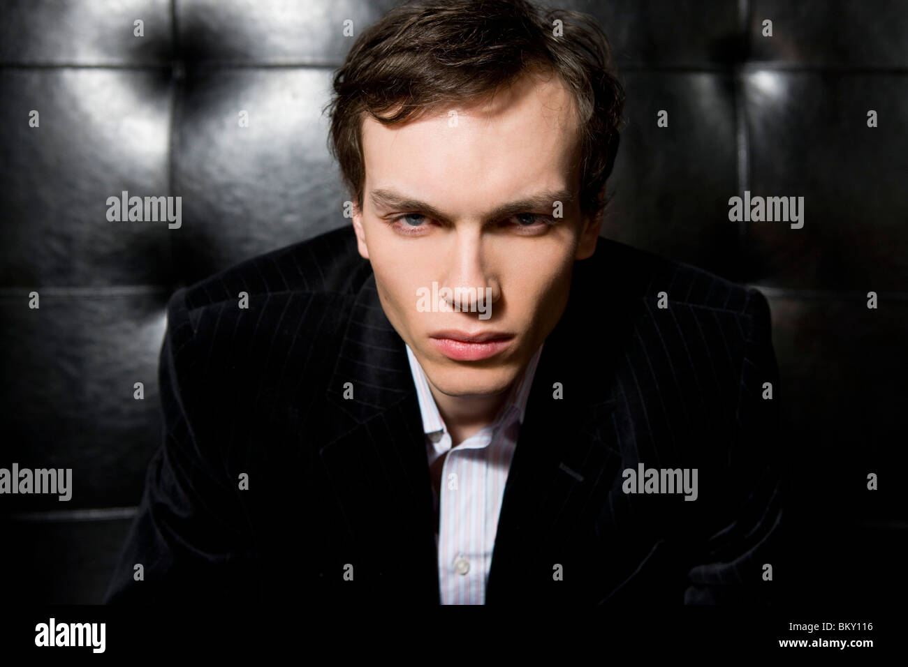 portrait of man in the club Stock Photo - Alamy