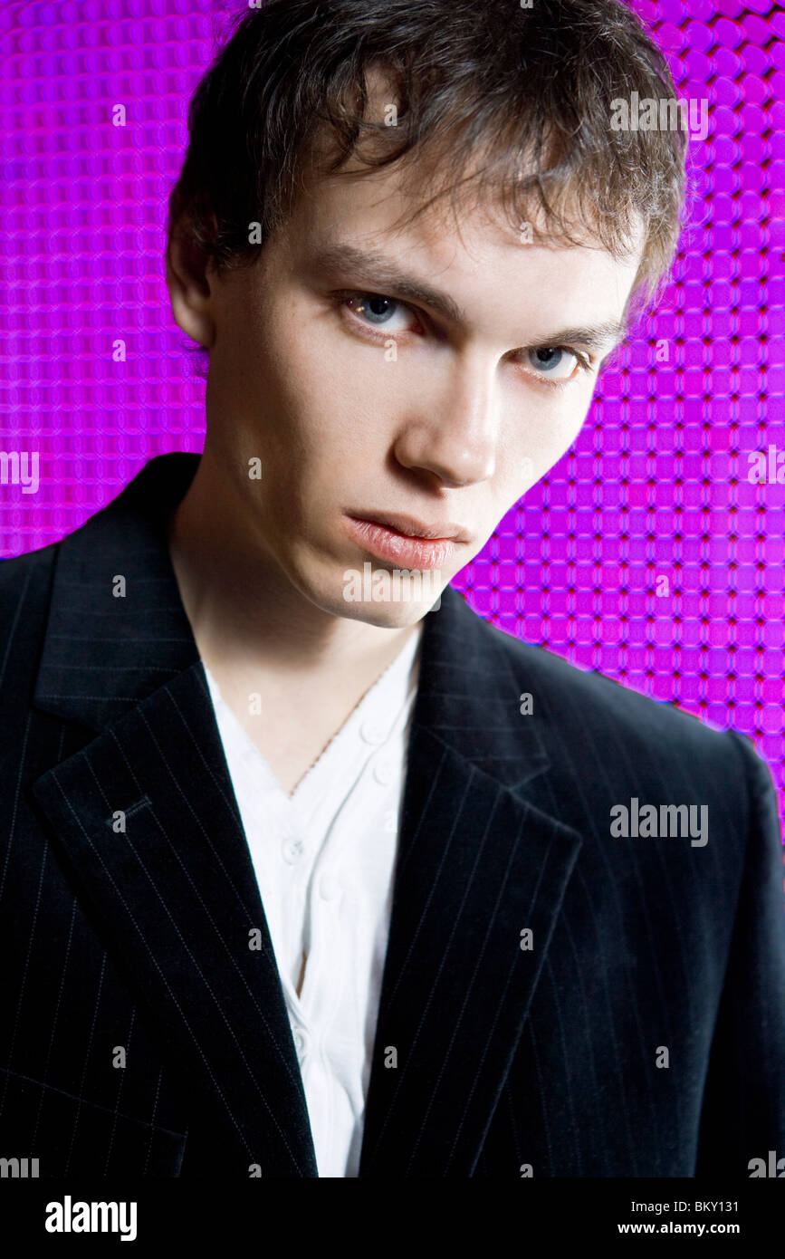 portrait of man in the club Stock Photo - Alamy