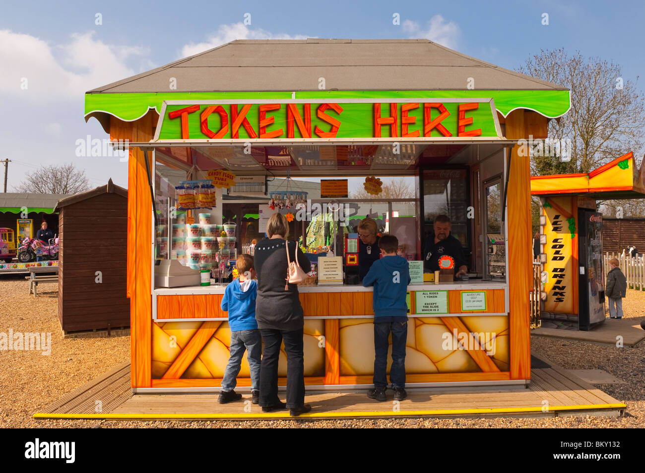 A funfair token kiosk tokens hi-res stock photography and images - Alamy