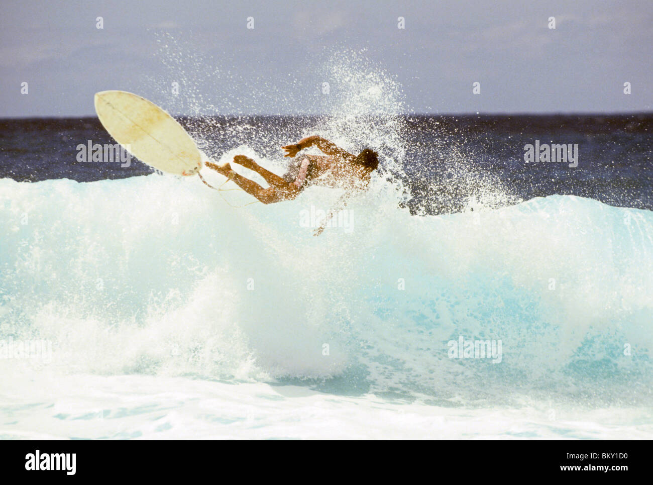 Falling off surfboard hi-res stock photography and images - Alamy