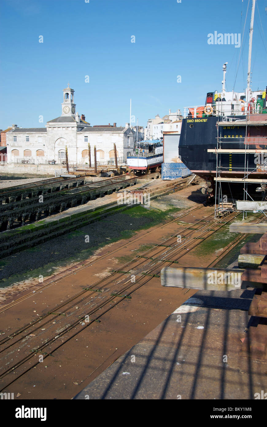 Ramsgate Kent UK Harbor Harbour Quay Dry Dock Ship Old Custom House ...