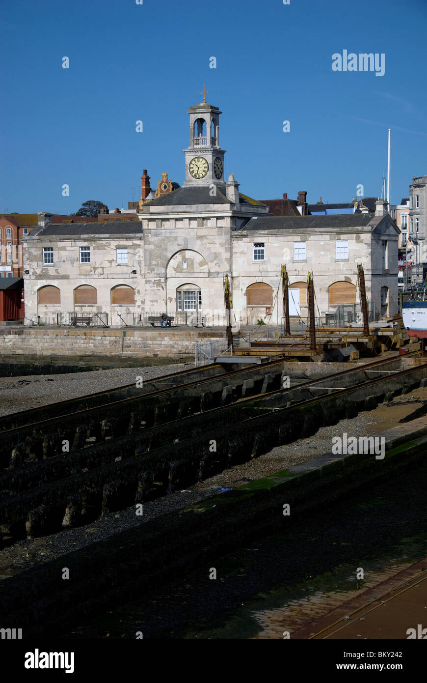 Ramsgate Kent UK Harbor Harbour Quay Old Custom House Stock Photo - Alamy
