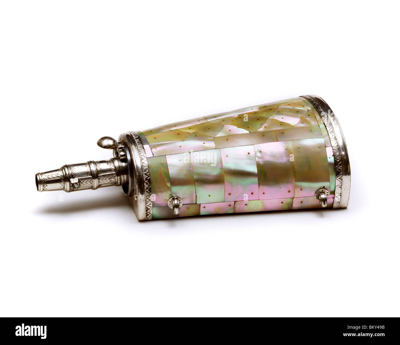 Powder flask. West India, early 17th century Stock Photo - Alamy