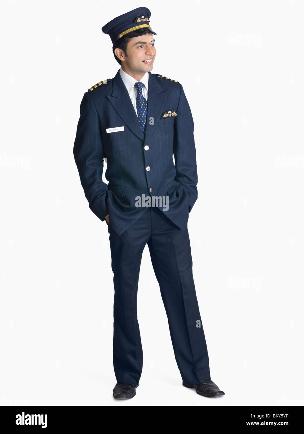 Indian pilot in uniform hi-res stock photography and images - Alamy