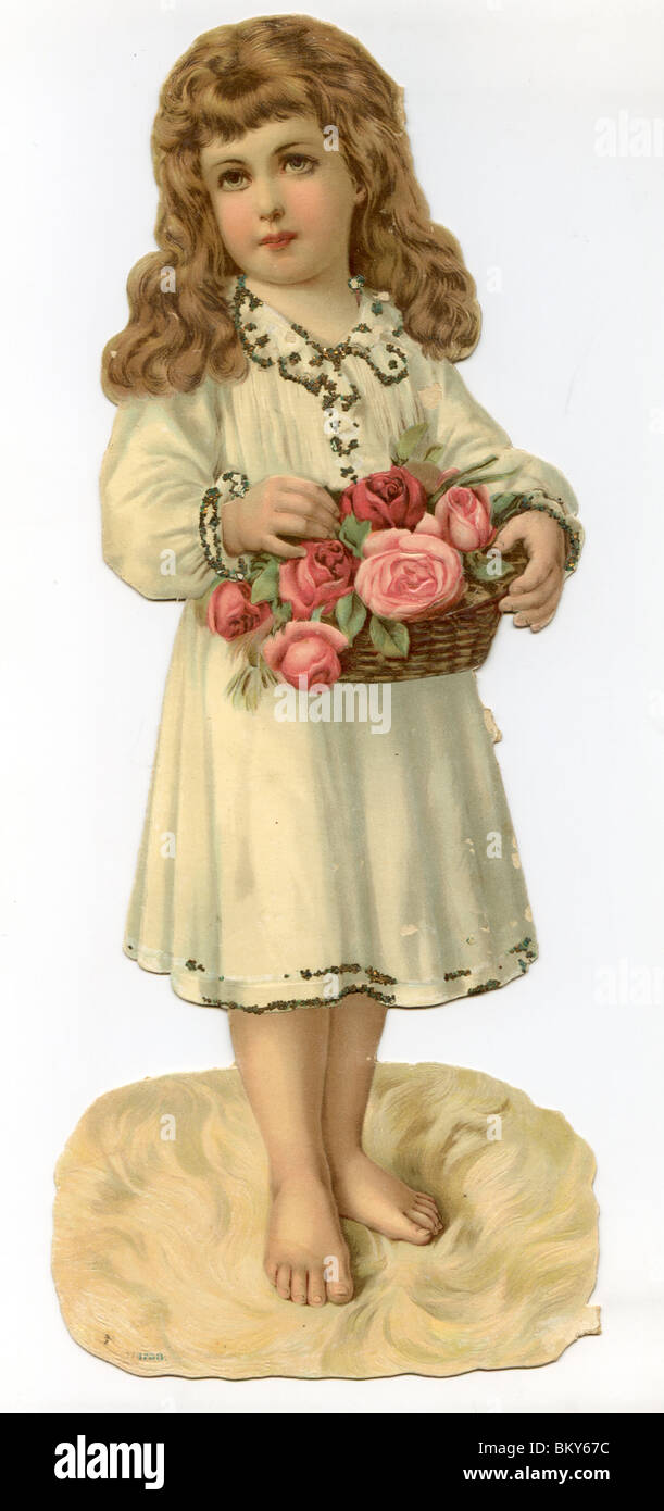 Child holding flowers historical hi-res stock photography and images ...