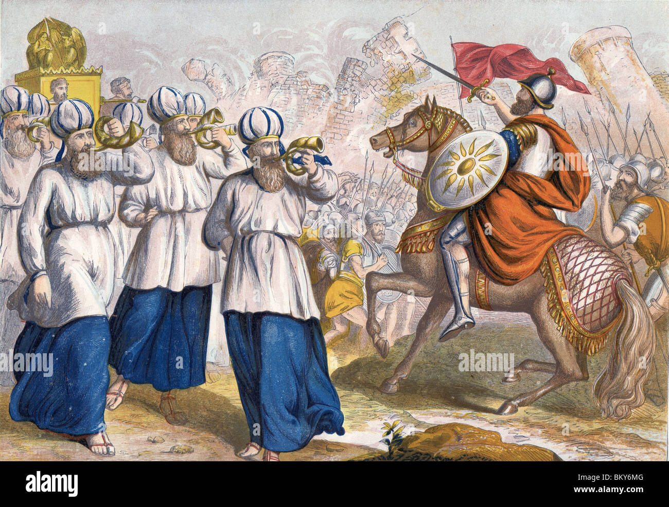 Joshua taking Jericho Stock Photo - Alamy