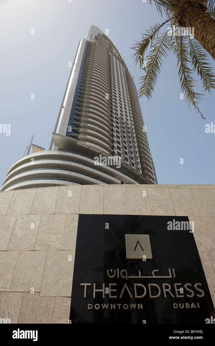 The Address Hotel, Downtown Dubai, UAE Stock Photo - Alamy