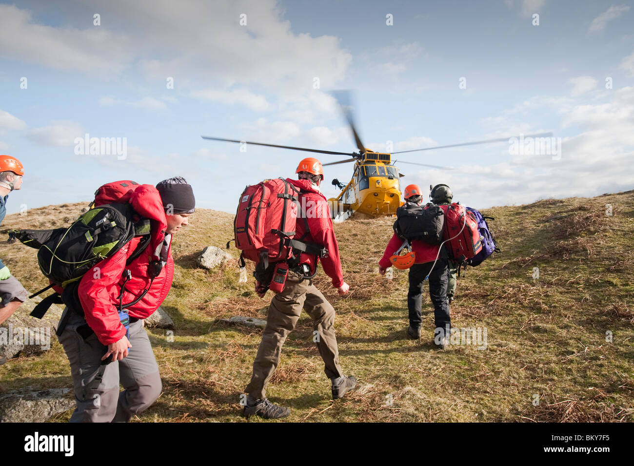 Raf mountain rescue team hi-res stock photography and images - Alamy