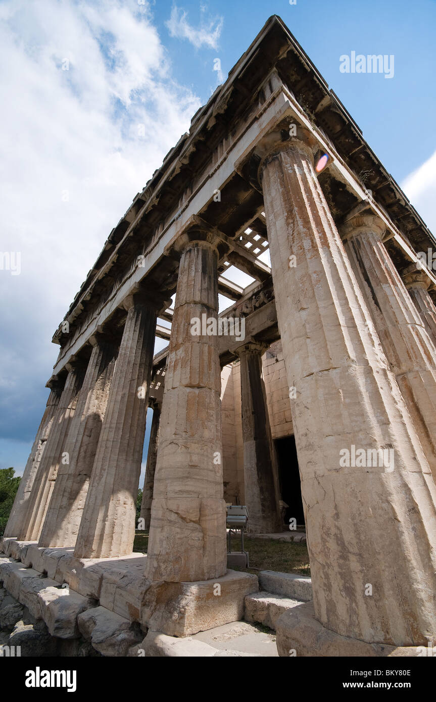 Hadrians Library, Monastiraki, Athens, Greece Stock Photo - Alamy
