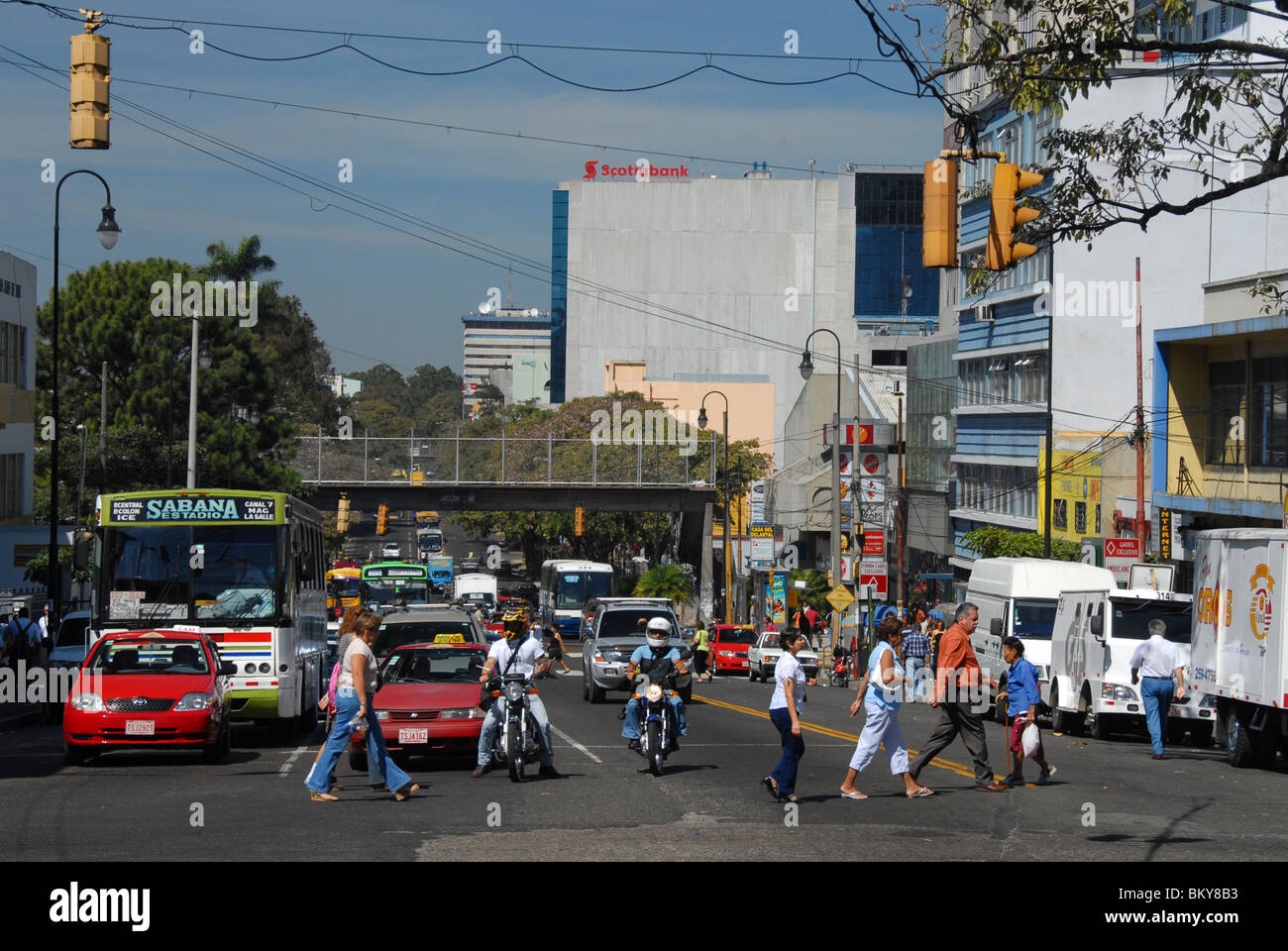 Columbus Avenue, San Jose, Costa Rica, Central America Stock Photo - Alamy