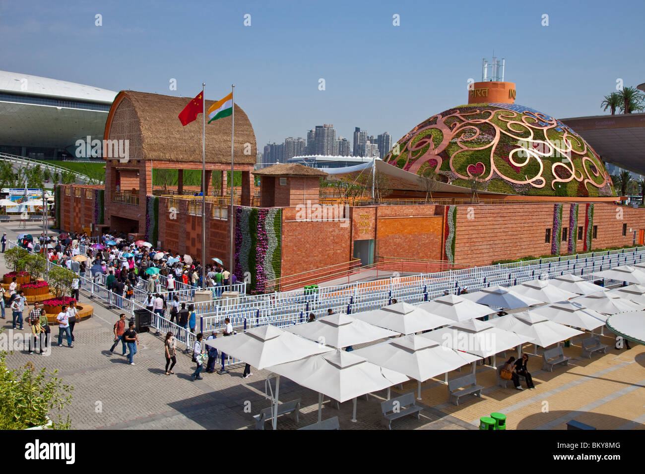 India Pavillion at Expo 2010, Shanghai, China World's Fair Stock Photo ...