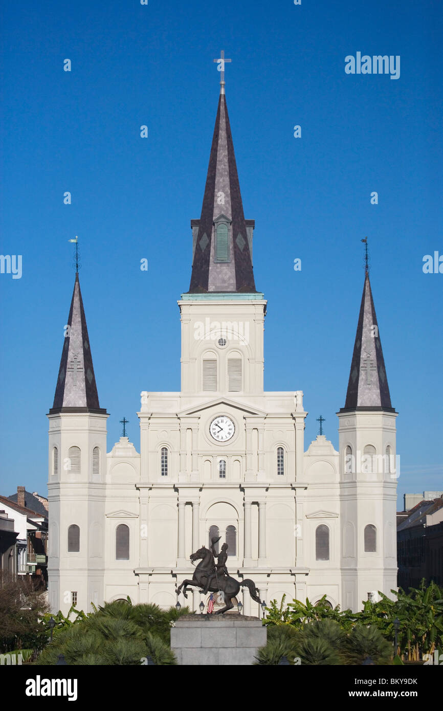 St. Louis Cathedral on Jackson Square, French Quarter, New Orleans ...