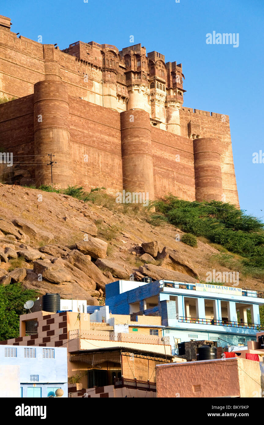 Mehrangarh Fort Jodhpur Rajasthan India Stock Photo - Alamy