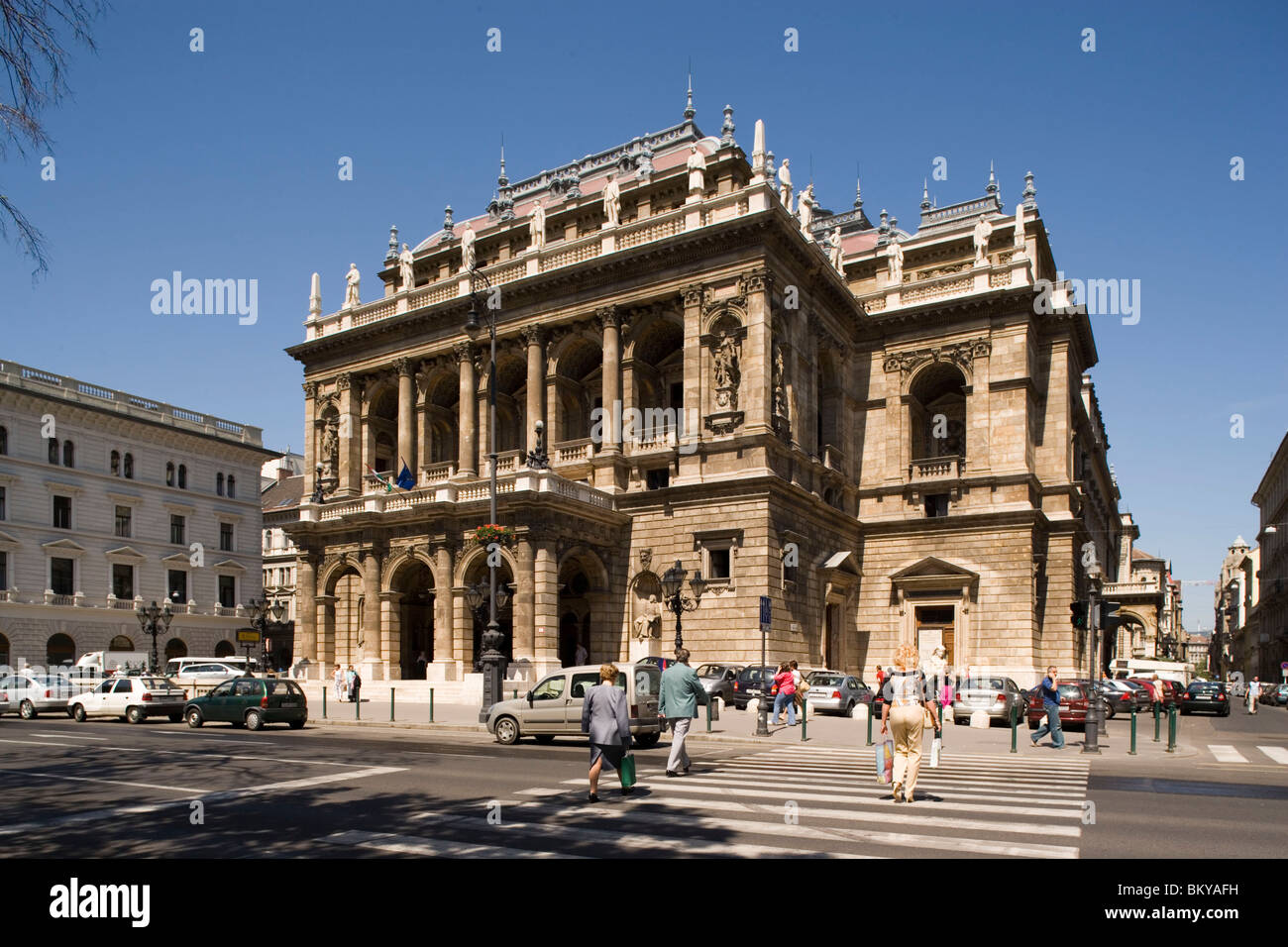 Hungarian State Opera House, View to the Hungarian State Opera at ...