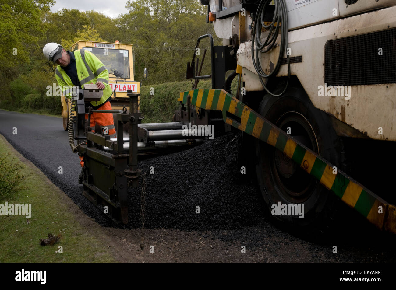 Tarmac paver hi-res stock photography and images - Alamy