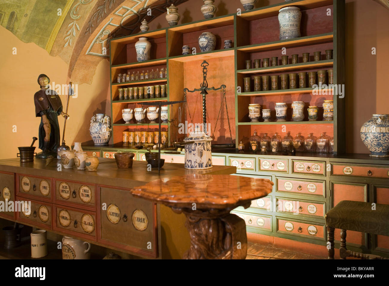 Golden Eagle Pharmacy Museum, View inside the Golden Eagle Pharmacy ...