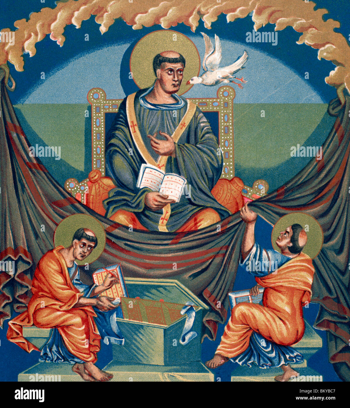 Saint Gregory, Prefect of Rome, Circa 560-604 Stock Photo - Alamy