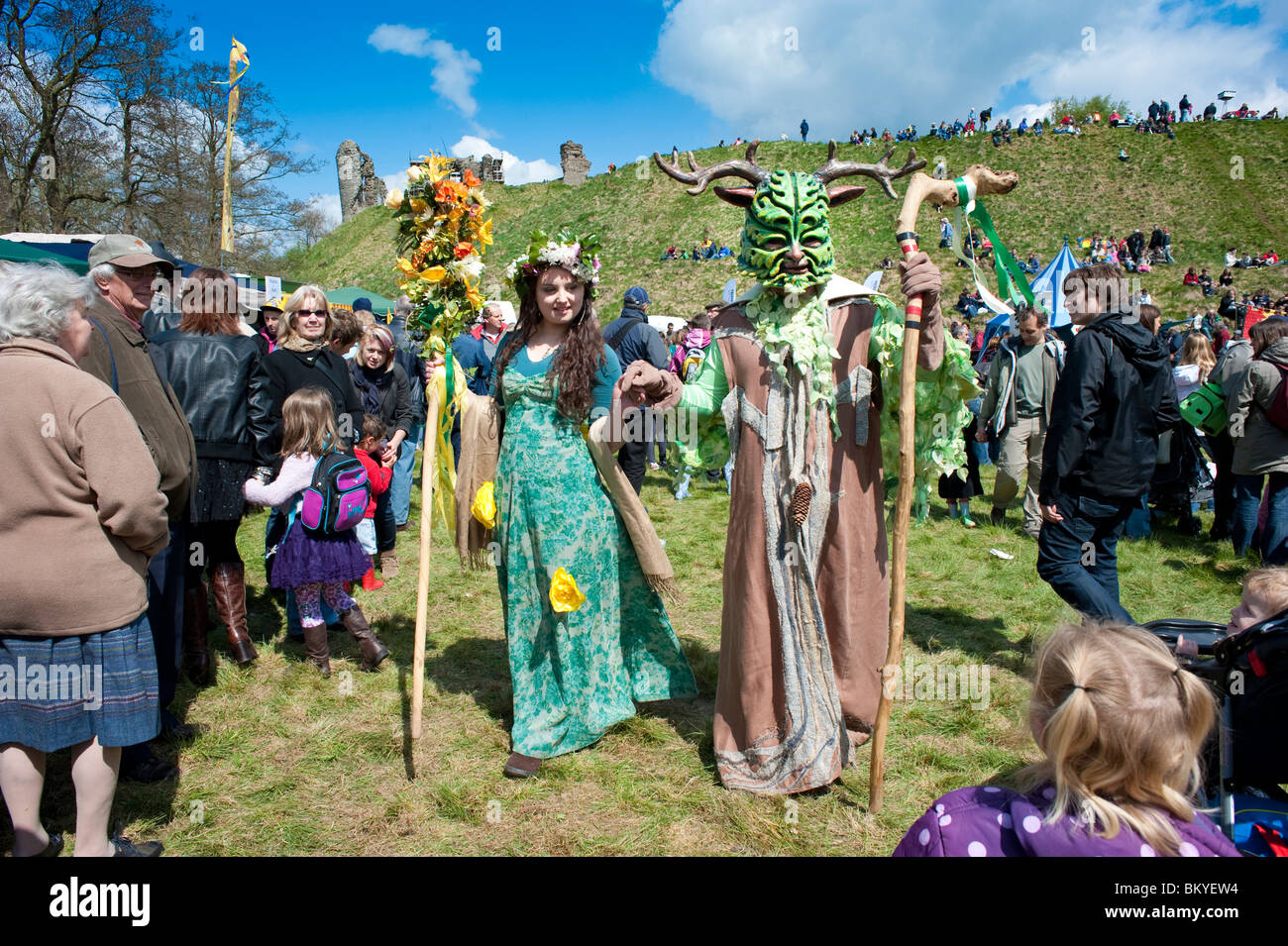 Green man festival clun shropshire hi-res stock photography and images ...