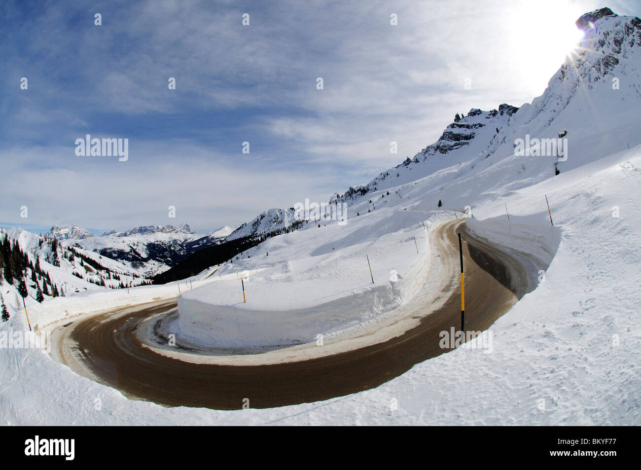 Sella ronda road hi-res stock photography and images - Alamy