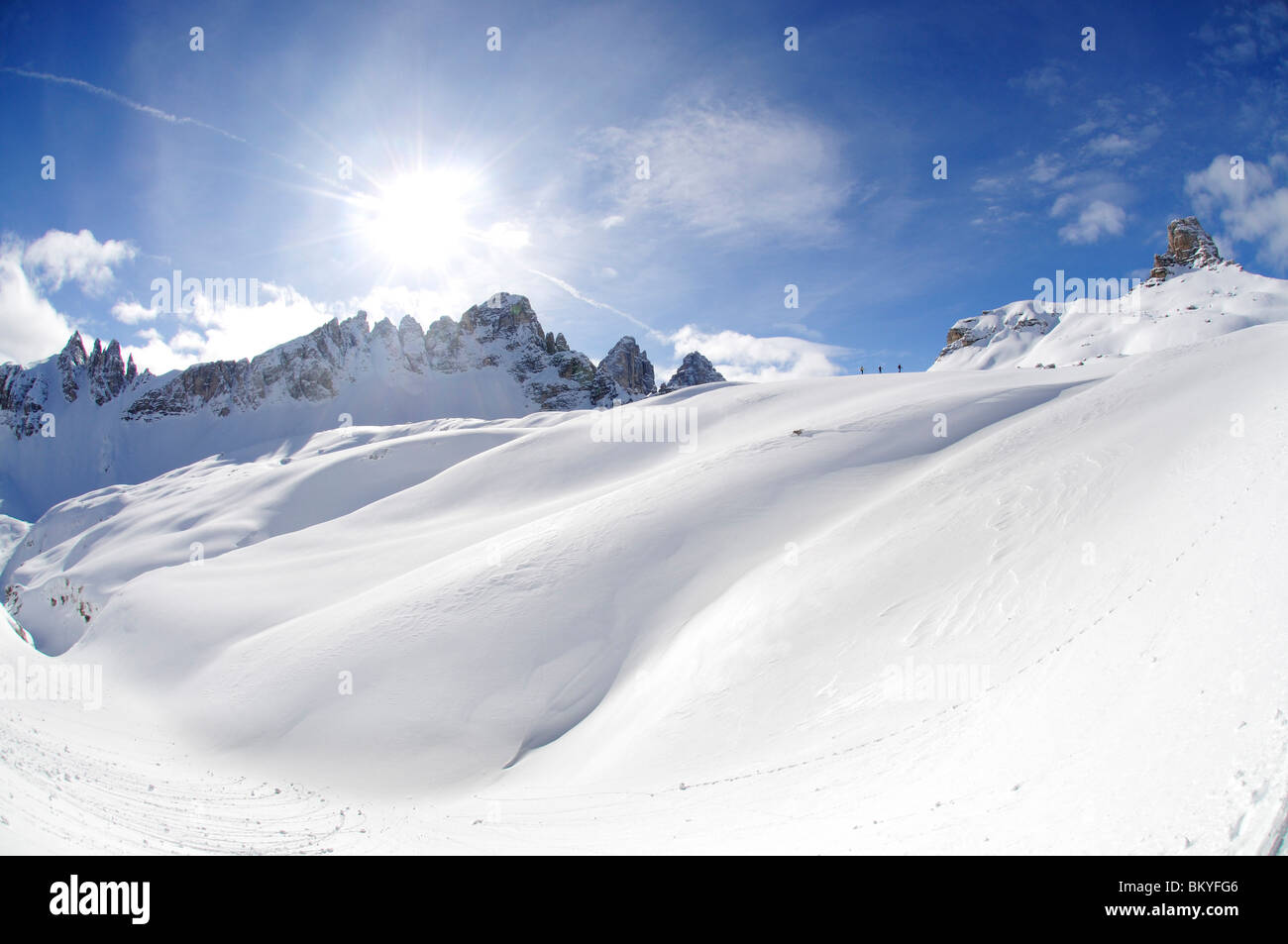 Ski Tour, Sextner Stein, Sexten, Hochpuster Valley, South Tyrol, Italy ...