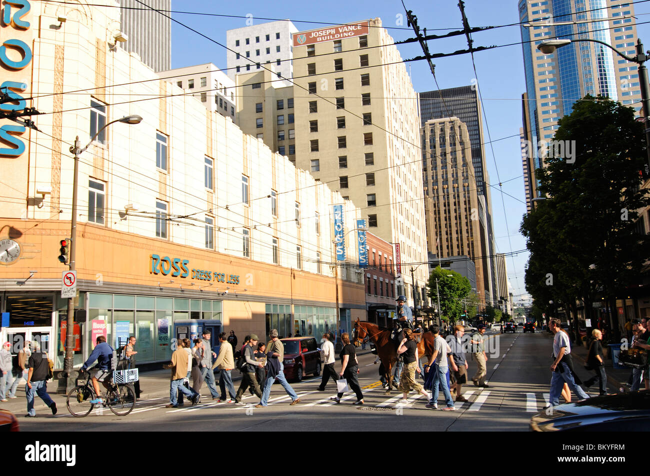 Crosswalks seattle hi-res stock photography and images - Alamy