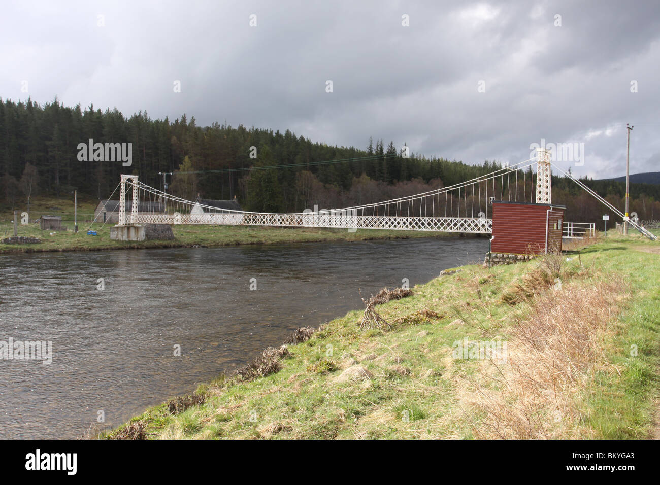 Polhollick suspension bridge hi-res stock photography and images - Alamy