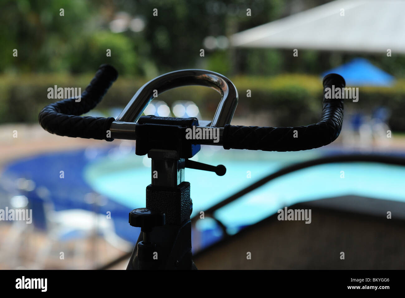 The Water Bicycle In Swimming Pool High Resolution Stock Photography ...