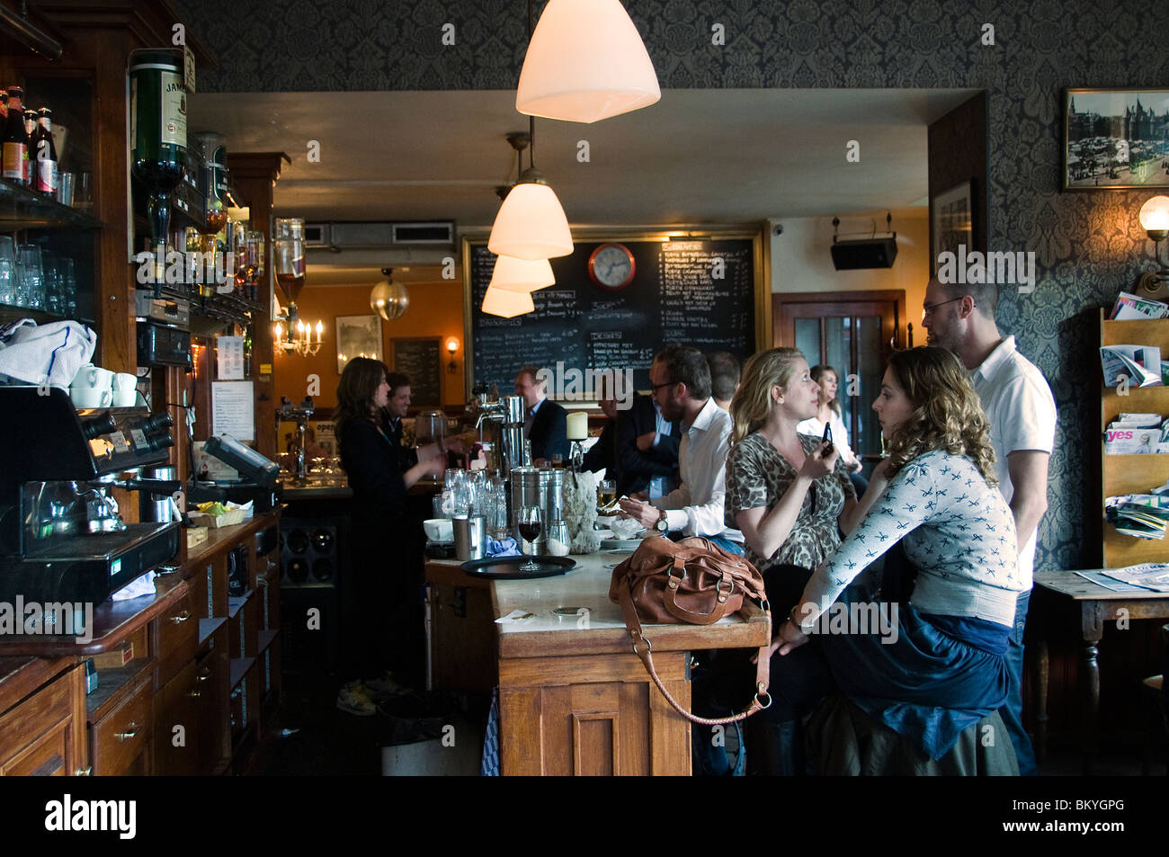 Nieuwmarkt Amsterdam Cafe Stevens bar pub Netherlands ( red light ...