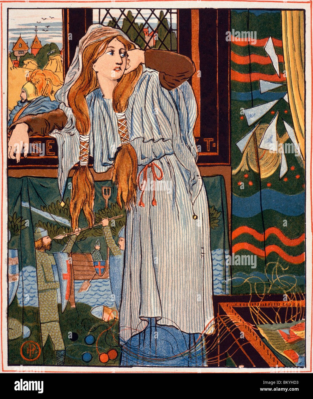 The lady of shalott tennyson hi-res stock photography and images - Alamy