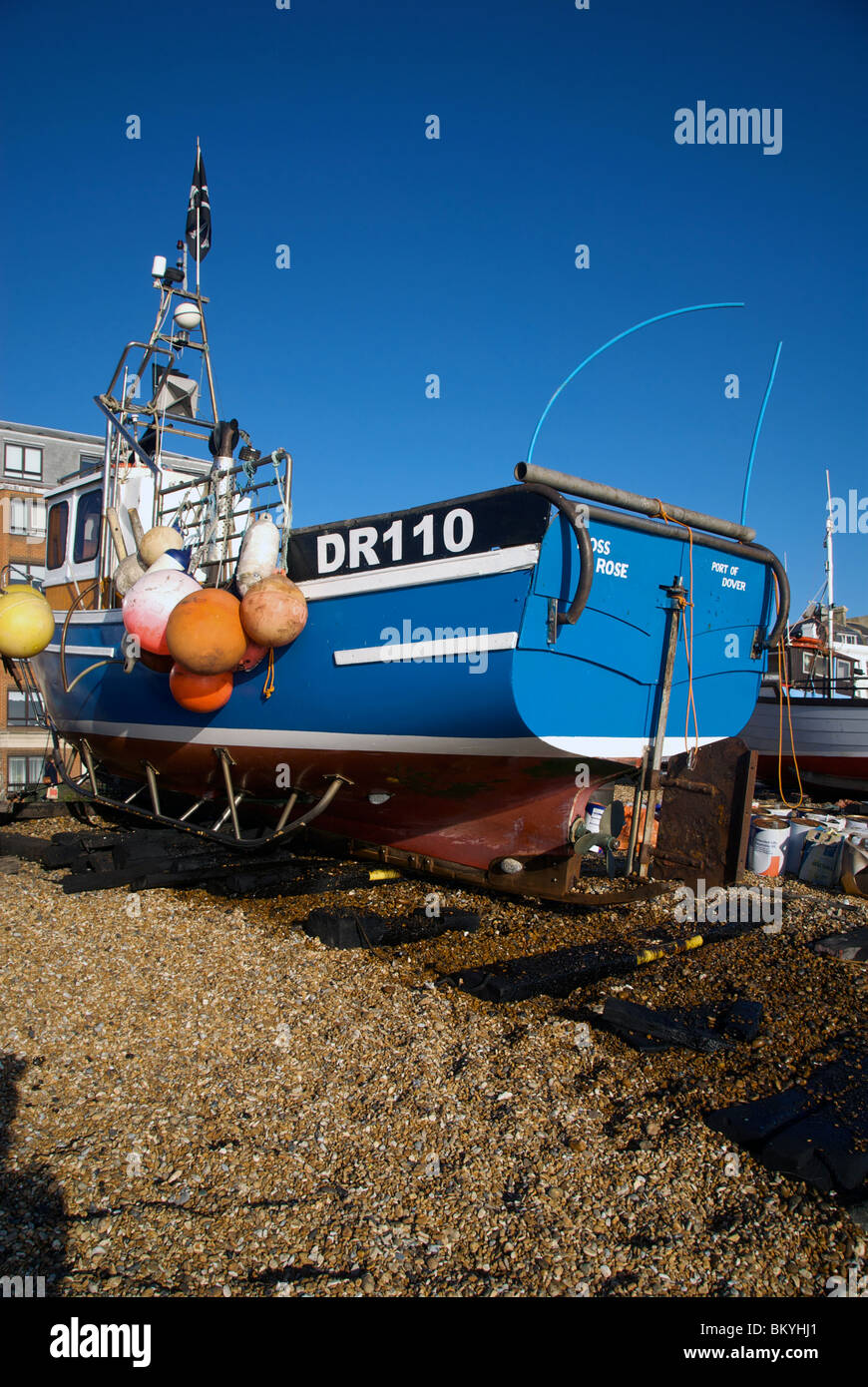 Deal Walmer Kent UK Seafront Beach Fishing Boats Stock Photo - Alamy