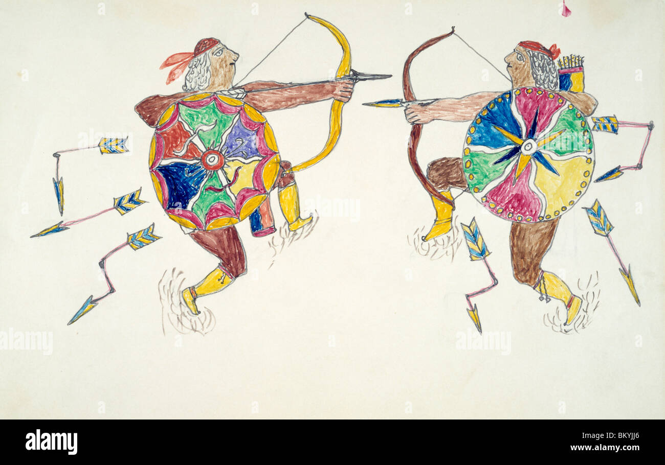 Apache drawing hi-res stock photography and images - Alamy