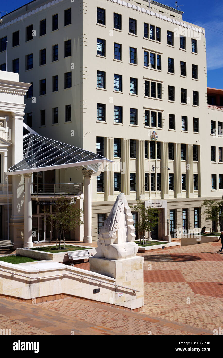 Civic Square in Wellington, New Zealand Stock Photo - Alamy