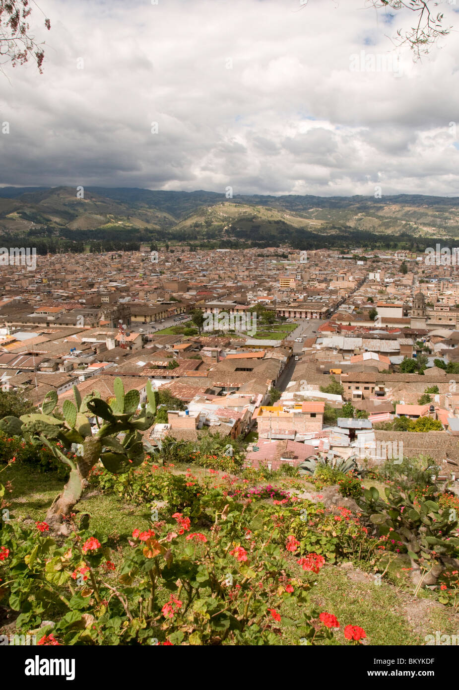 View of Cajamarca city Peru Stock Photo - Alamy