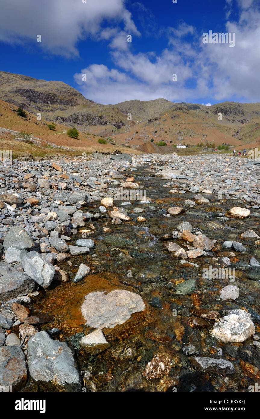 The Coppermines Valley Coniston in the Lake District on a fine Spring ...