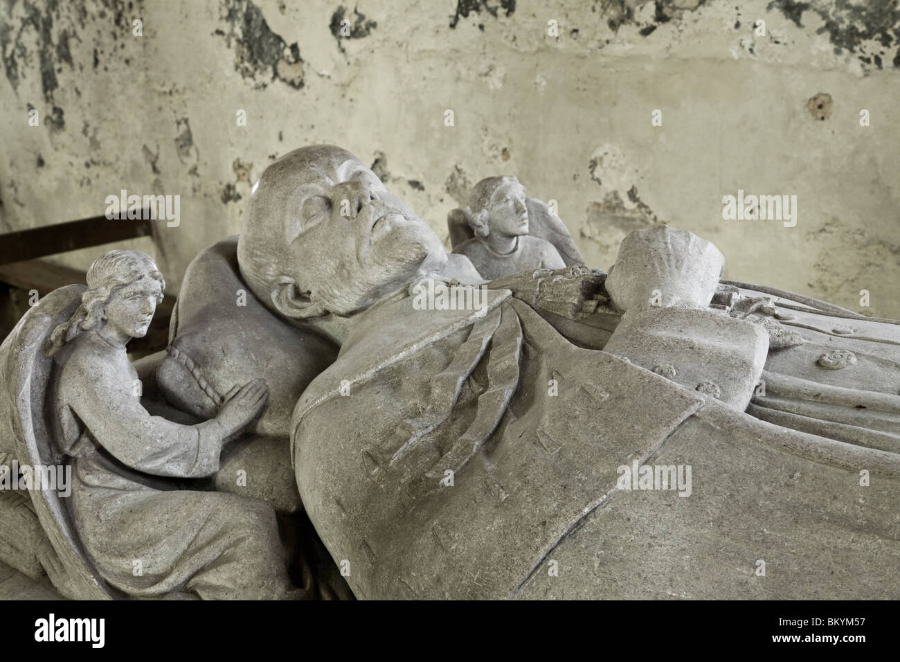 The tomb of Baron Walpole, the fifth Earl of Orford, who died in 1935 ...