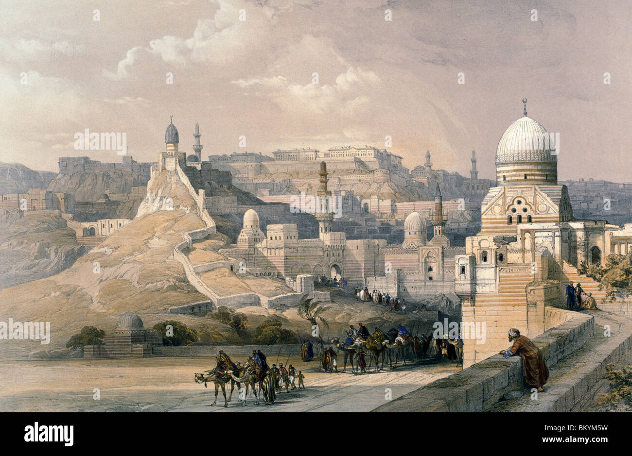 Citadel of Cairo Residence of the Pasha from Egypt and Nubia David ...