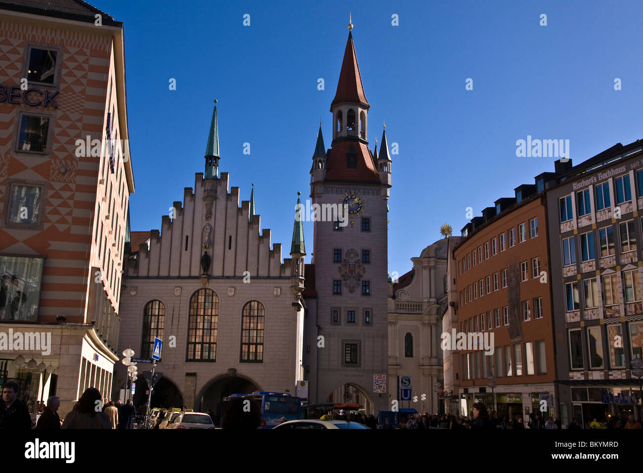 Old Town Hall At Marienplatz High Resolution Stock Photography and ...