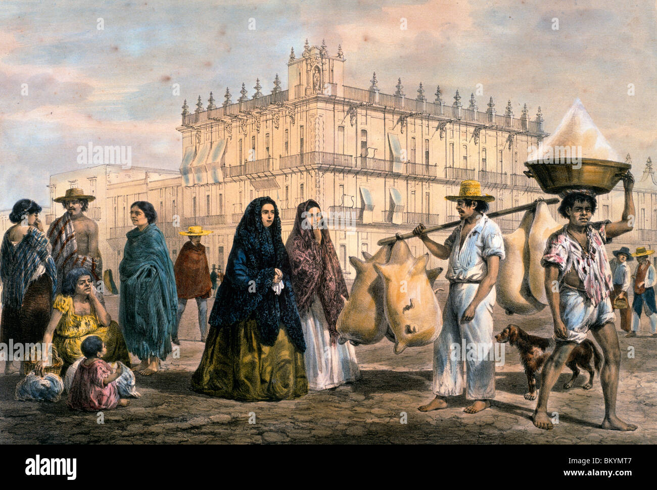 Mexican Dresses, by Frederick Catherwood, (1799-1854), USA, Illinois ...