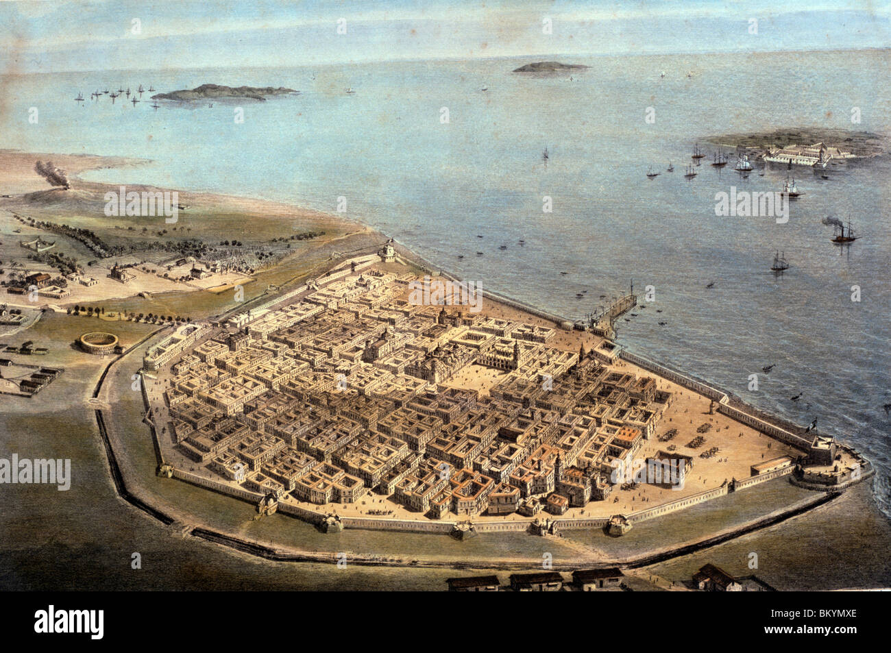 Veracruz, Frederick Catherwood, (1799-1854), USA, Illinois, Chicago ...