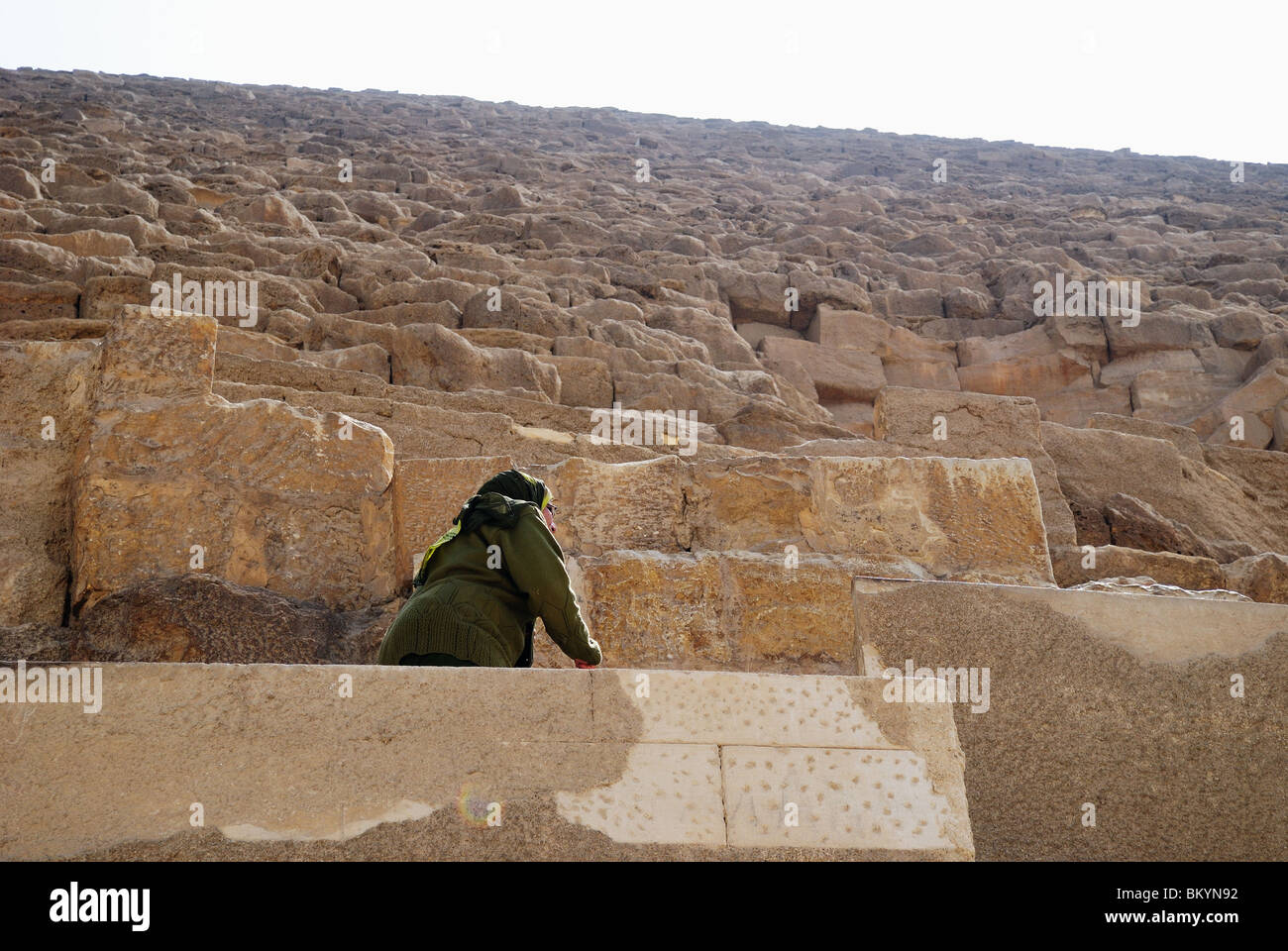 Tourist on great pyramid hi-res stock photography and images - Alamy