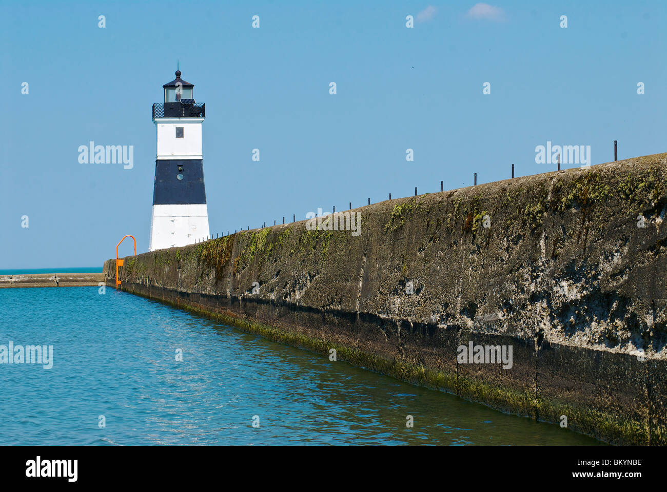 Presque Isle Lighthouse at Presque Isle in Erie Pennsylvania Stock ...