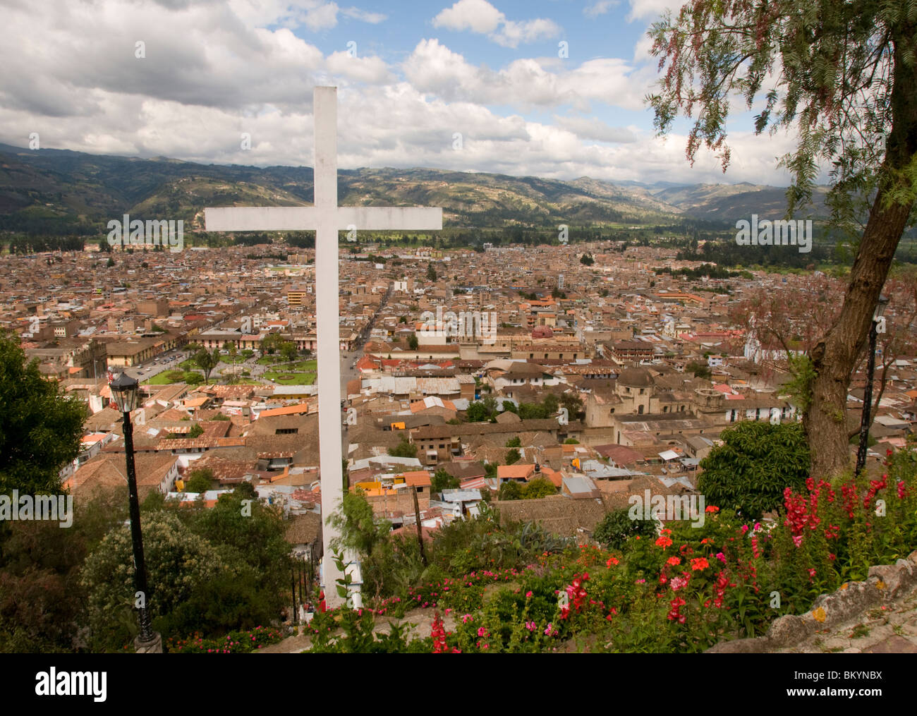 View of Cajamarca city Peru Stock Photo - Alamy